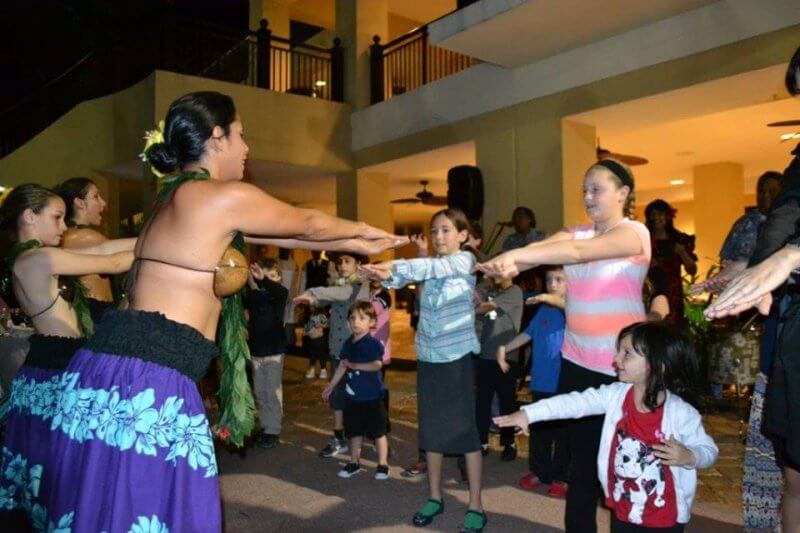 Kids-hula-dance-lesson - Drum